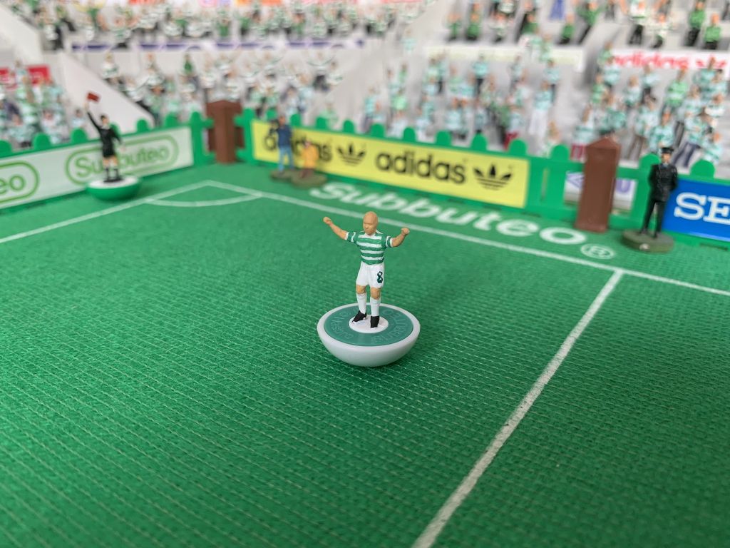 The Celtic Story brilliantly told using Subbuteo