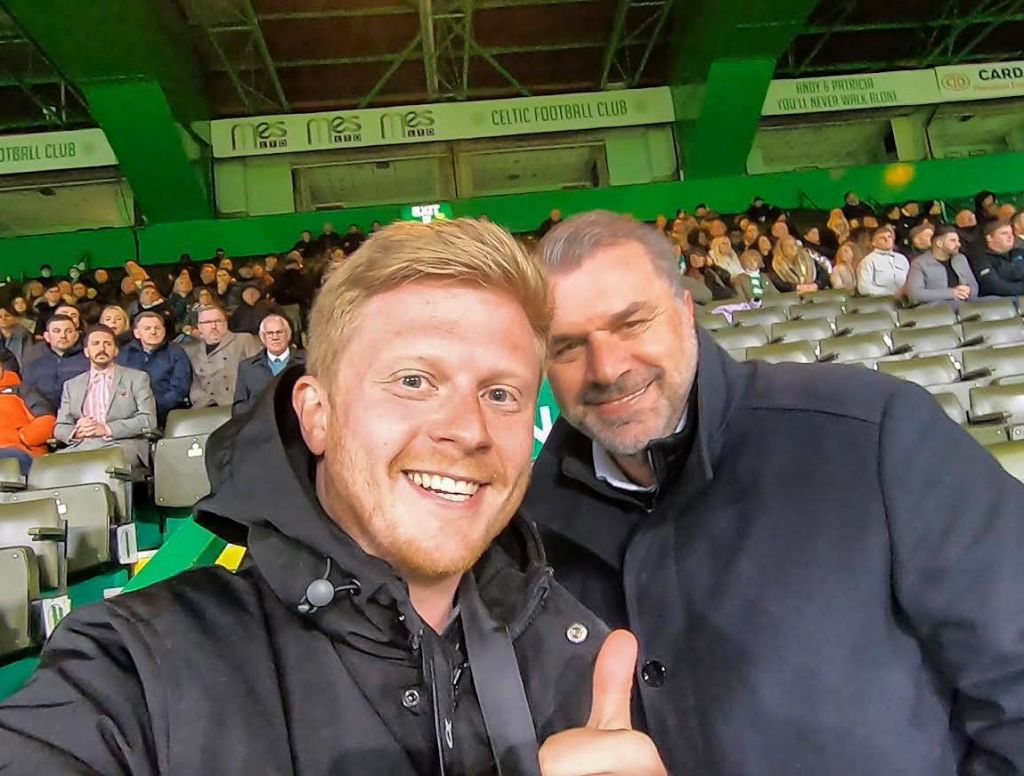 Video: Footy Adventures Vlogger invited to Director Box at Celtic Park