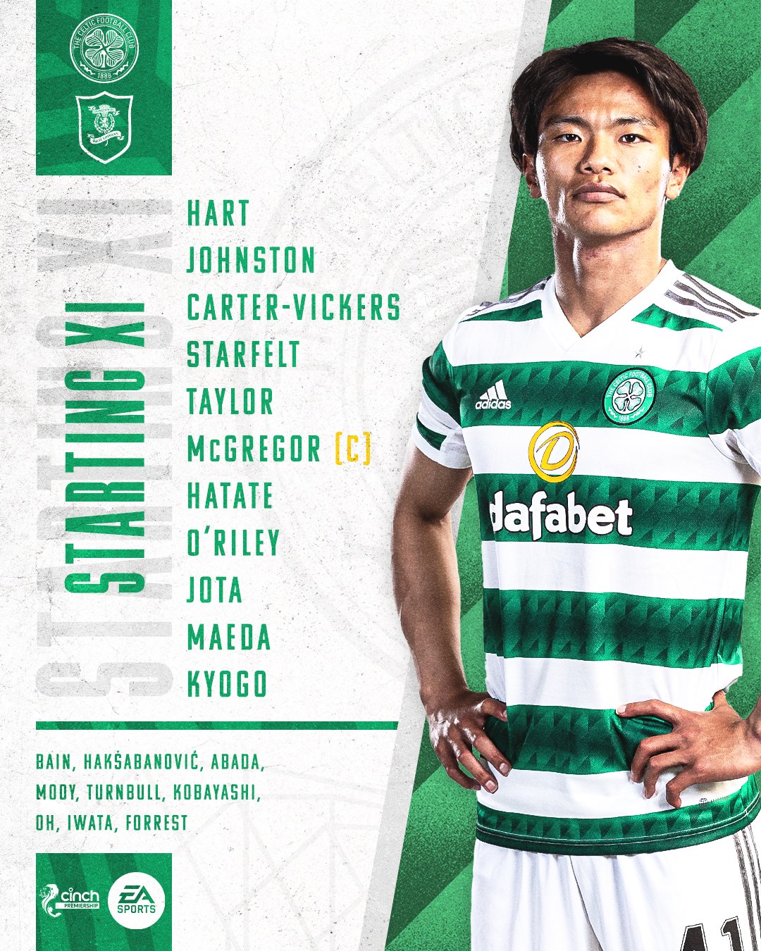 Team’s up – O’Riley and Maeda return, Oh on bench