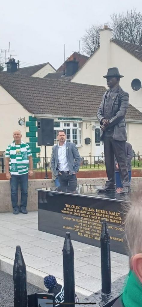 Tremendous Scenes As Willie Maley Statue Is Unveiled