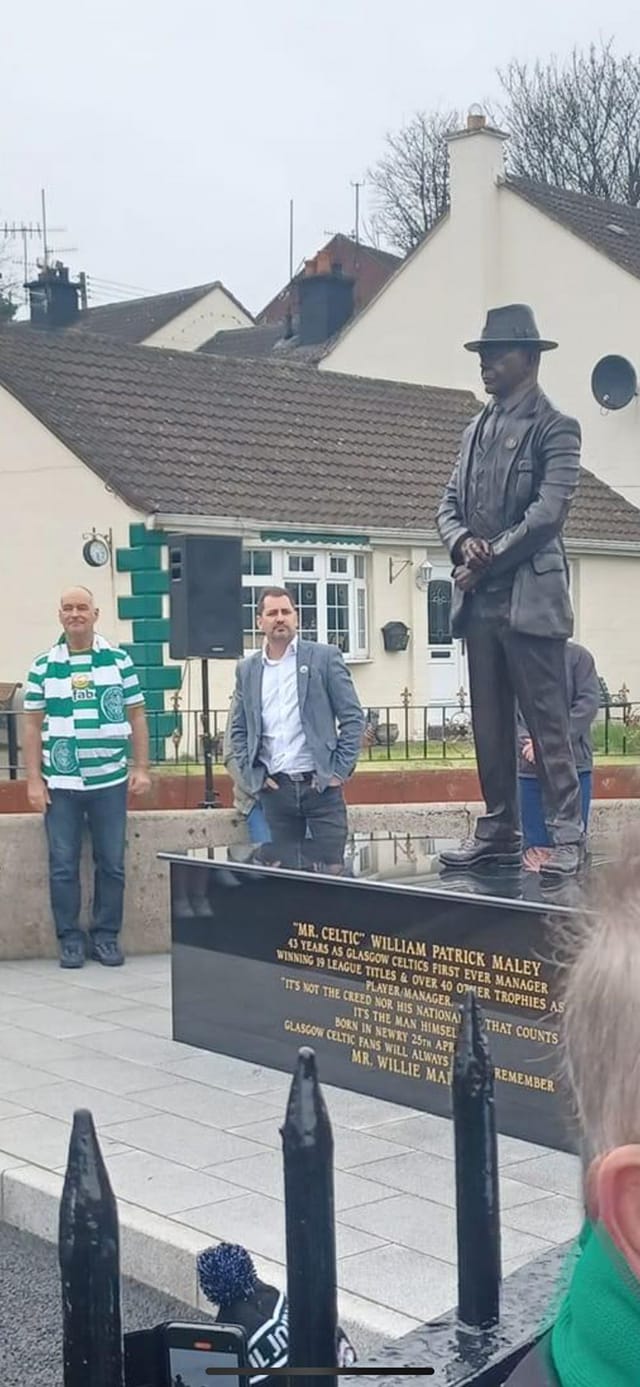 Tremendous Scenes As Willie Maley Statue Is Unveiled