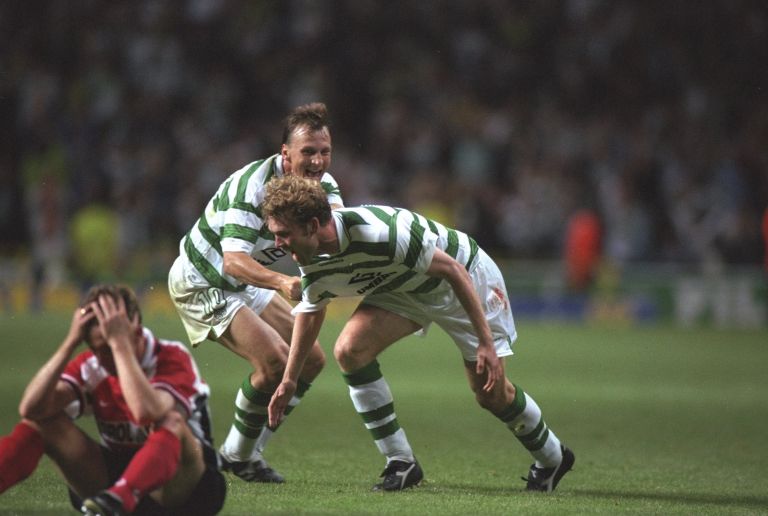 Andreas Thom, the first German to play for Celtic