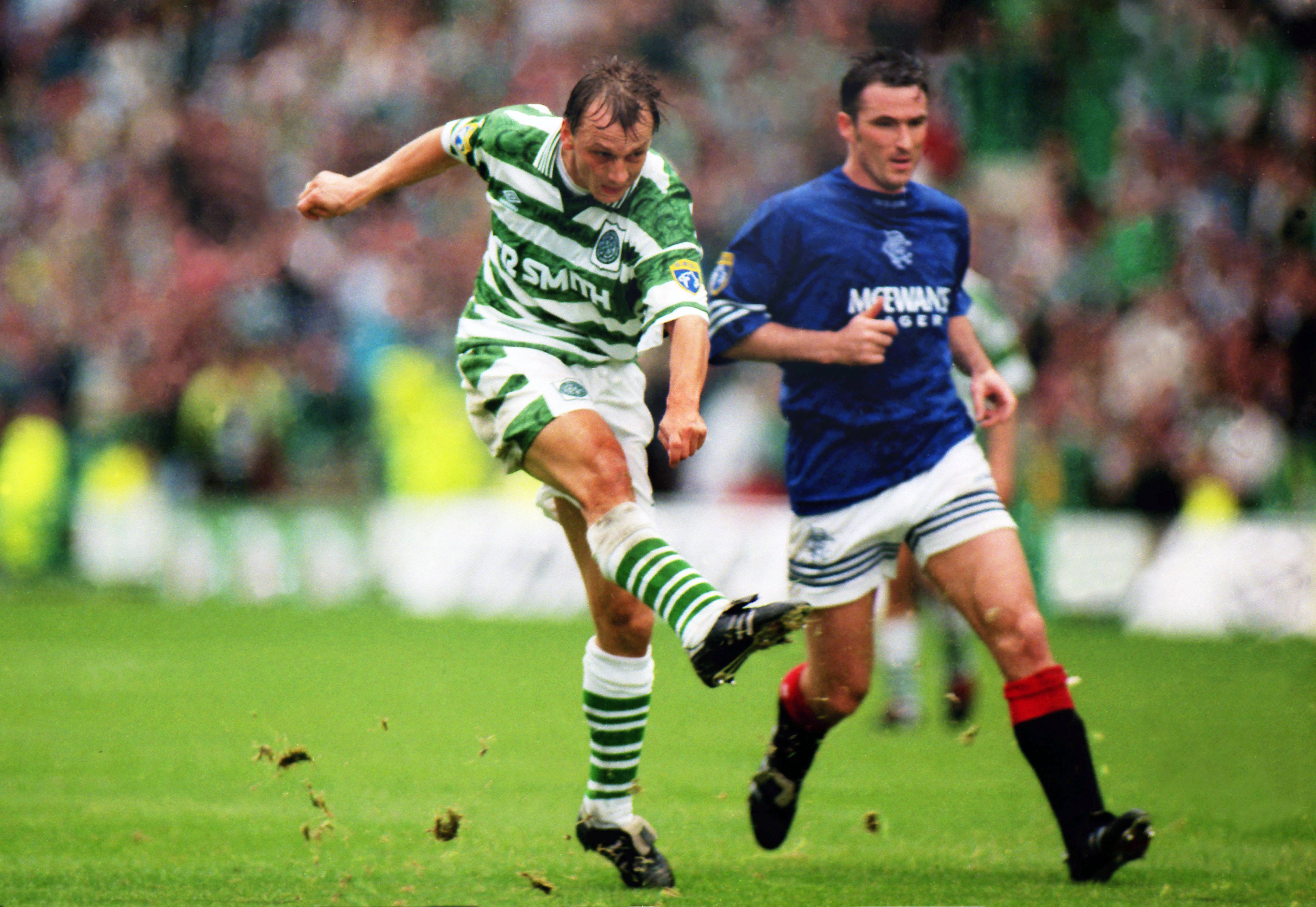 Andreas Thom, the first German to play for Celtic