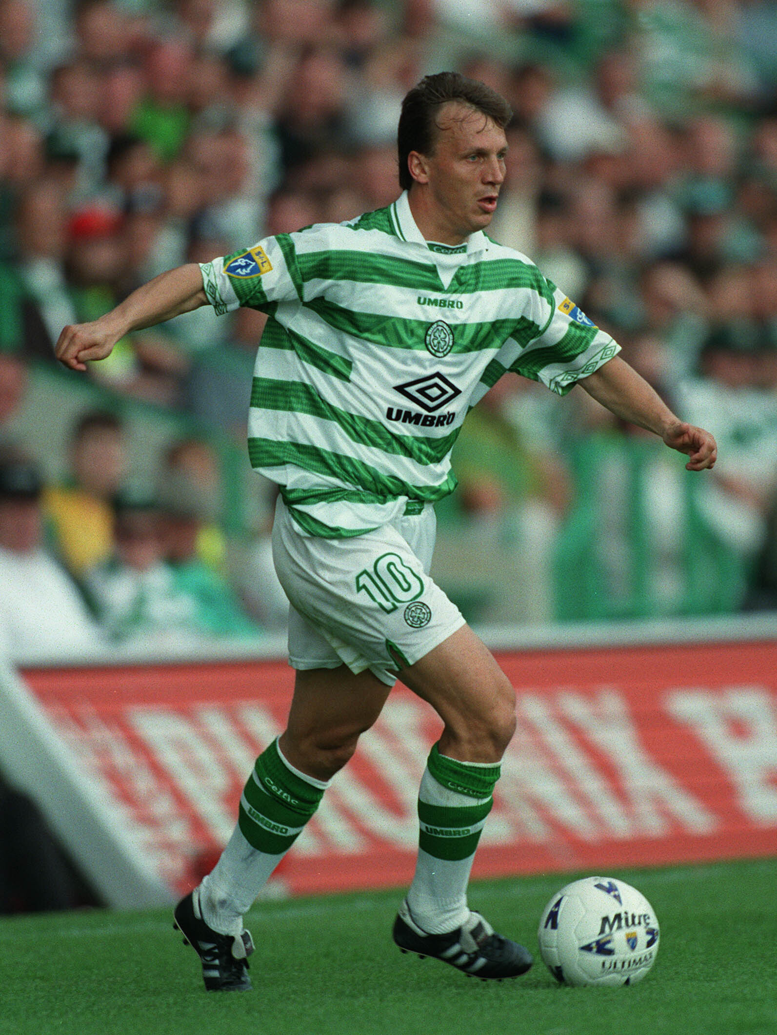 Andreas Thom, the first German to play for Celtic