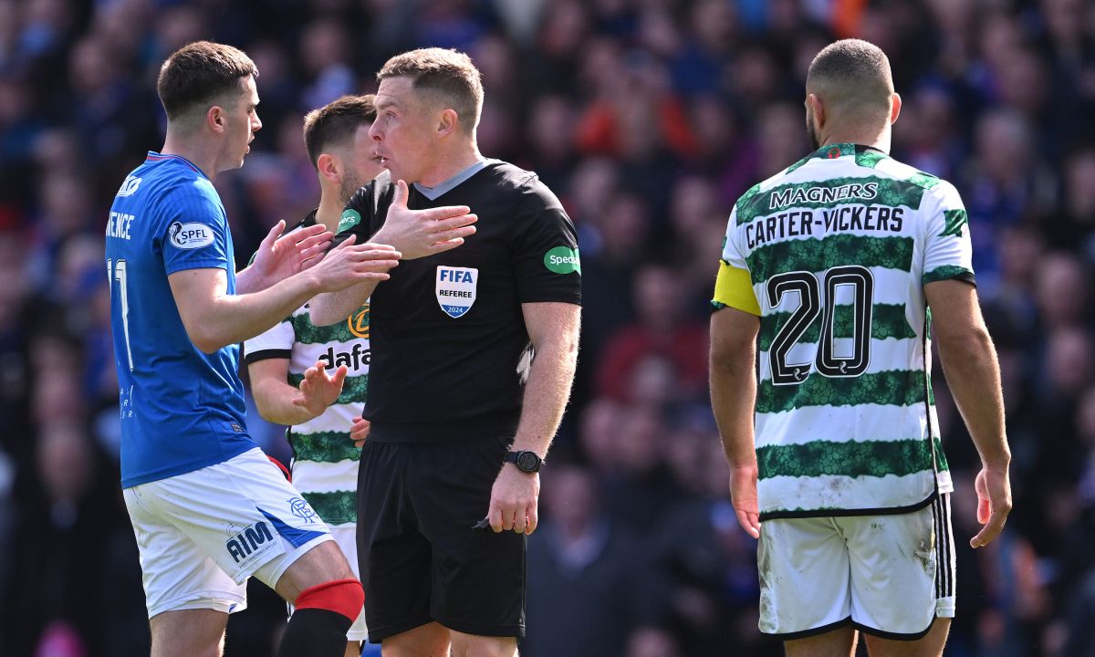Handshakes all round – Scottish FA gives Beaton Hampden whistle, Alan ...