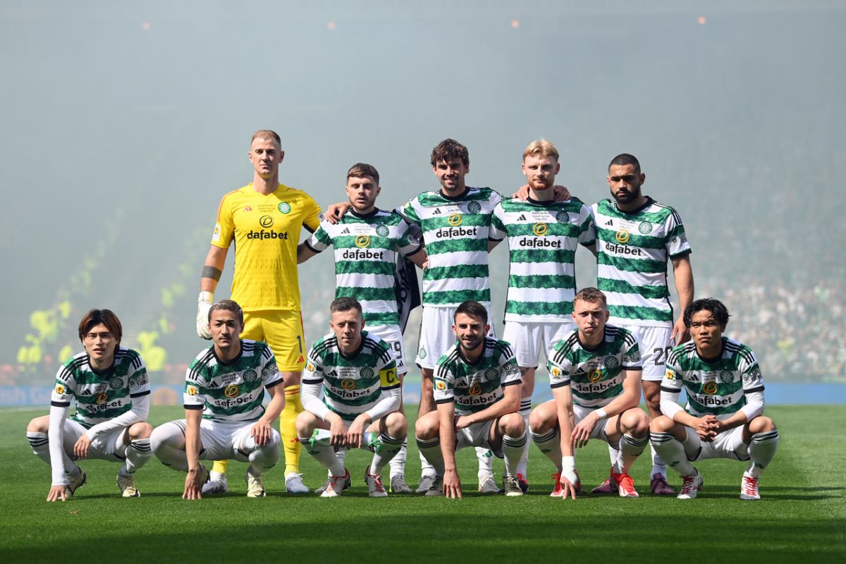 “On top of the world,” Celtic captain Calllum McGregor looking down on ...