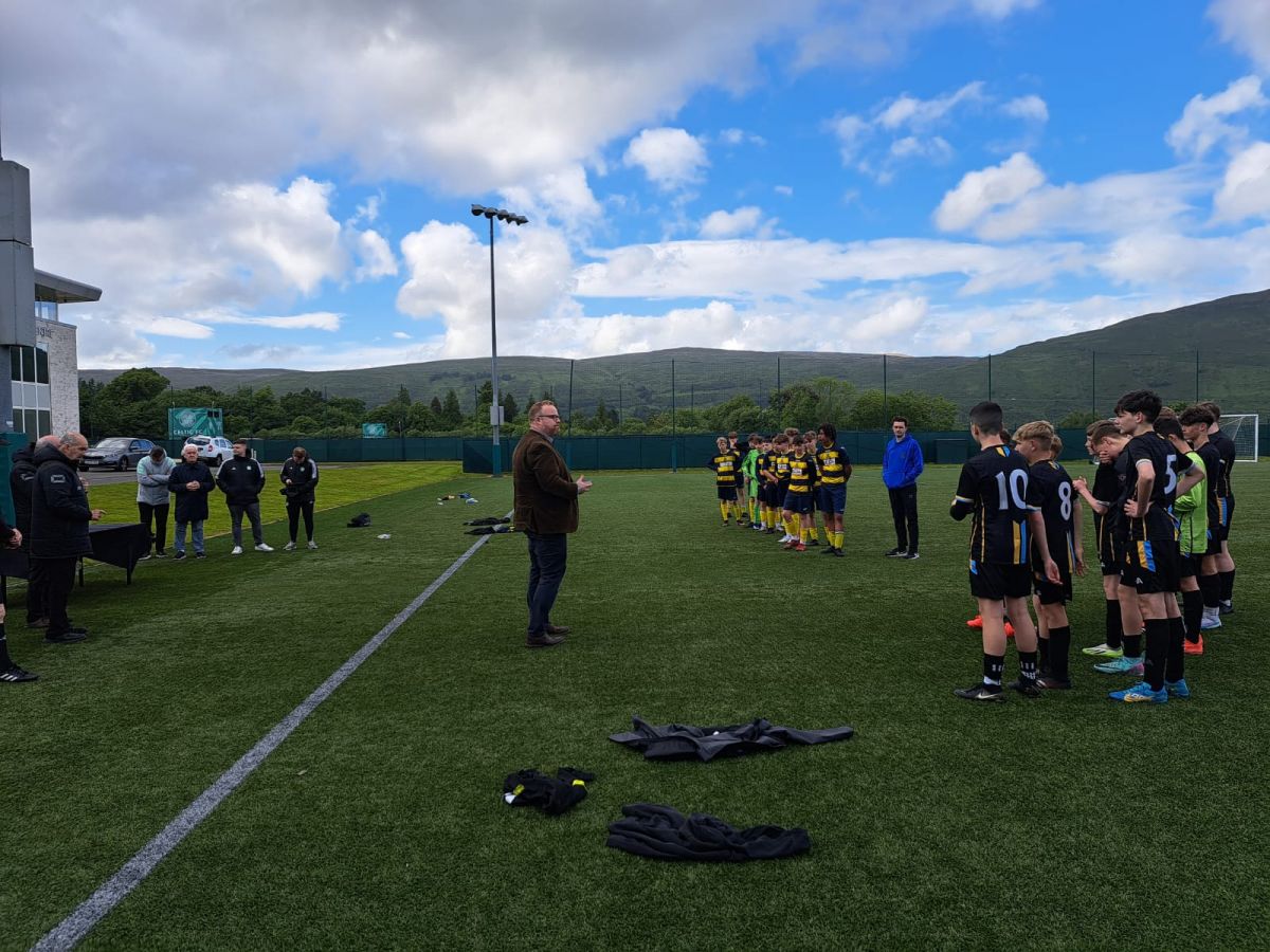 St Matthew’s Academy, Saltcoats – winners of the Lisbon Lions Trophy, 2024