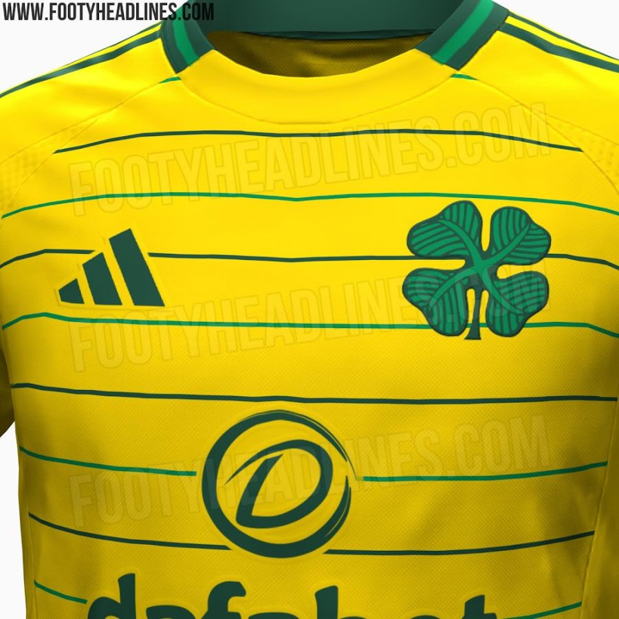Celtic’s yellow away kit 2024/25 leaked via Football Headlines