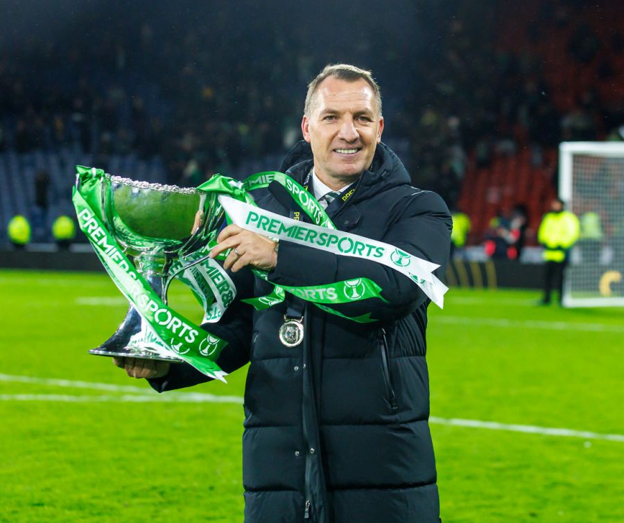 Brendan Rodgers leaves Celtic having won 11 trophies from a possible 13