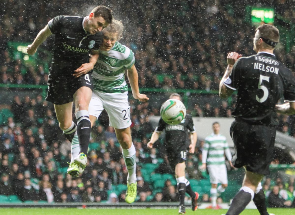 Celtic Star Men Kenny Dalglish, Teemu Pukki and James Forrest