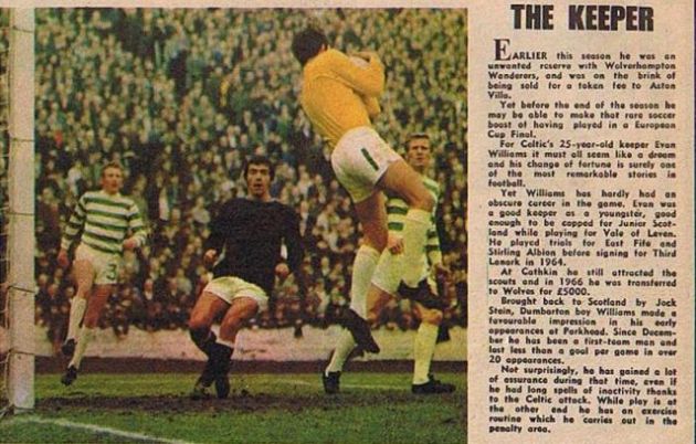 A sad farewell to Evan Williams – Another Celtic legend gone