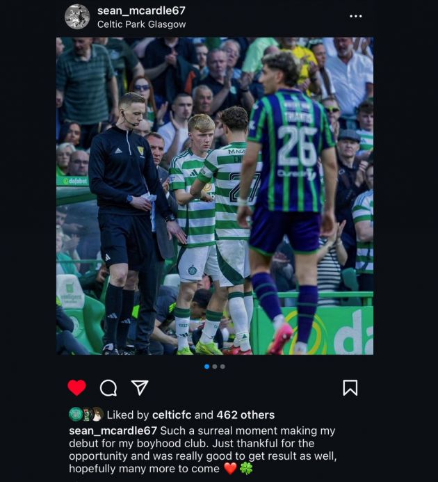 Rodgers urges young talent Sean McArdle to make his presence felt