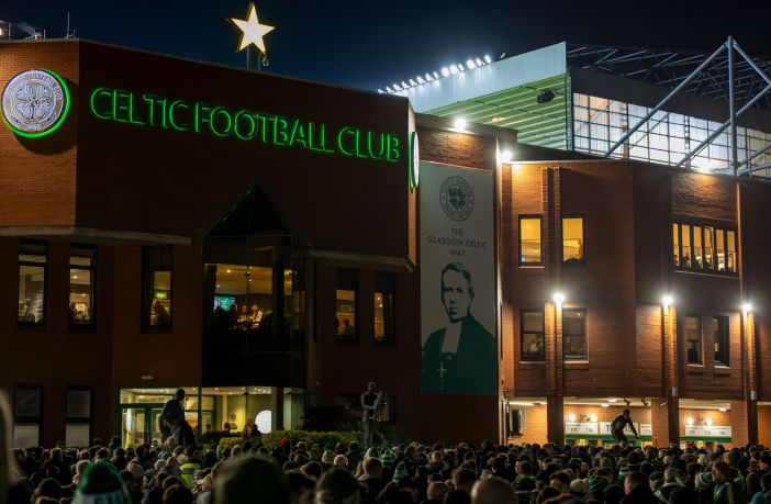 Huge turnout for Celtic Fans Collective pre-match protest